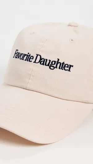 FAVORITE DAUGHTER Classic Logo Cap - Khaki