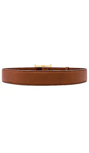HELSA Logo Contrast Leather Belt