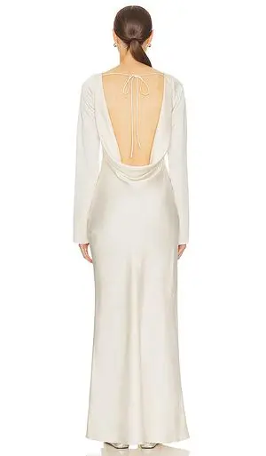 HELSA Angelica Backless Maxi Dress