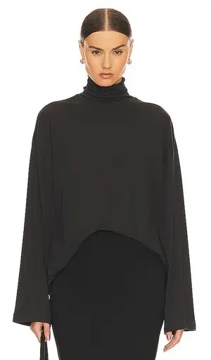 HELSA Jersey Oversized Turtleneck