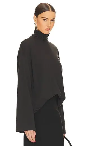 HELSA Jersey Oversized Turtleneck