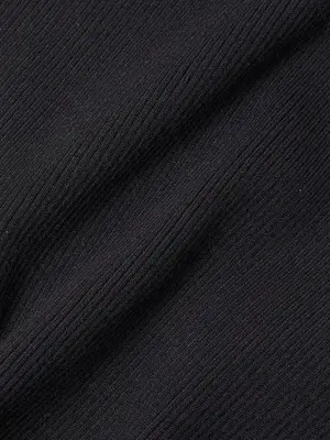TOCCIN Logan Rib-knit Sleeveless Midi-dress