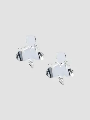 Lele Sadoughi Paper Lily Silvertone Drop Earrings - Silver