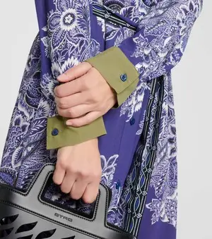 Etro Printed Shirt Midi Dress