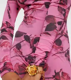 Blumarine Floral Printed Bodysuit - Multicoloured