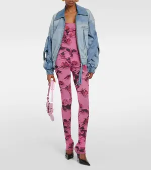 Blumarine Floral Printed Bodysuit - Multicoloured