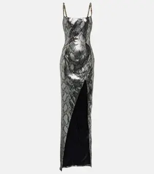 Balmain Metallic Evening Dresses