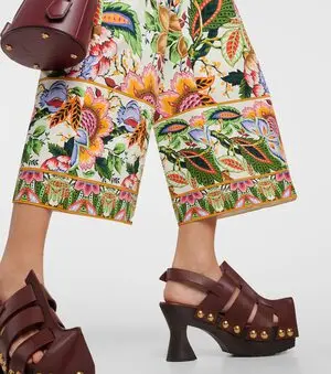 Etro Floral Cotton Culottes