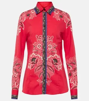Women's Cotton-Blend Jersey Polo Shirts
