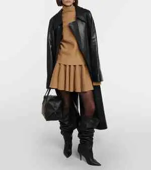 Khaite Ulli Wool-blend Miniskirt