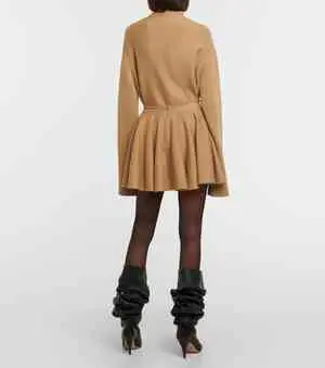 Khaite Ulli Wool-blend Miniskirt
