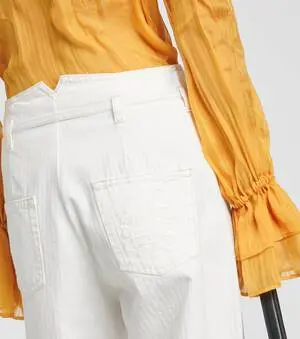 Etro High-rise Wide-leg Jeans - White