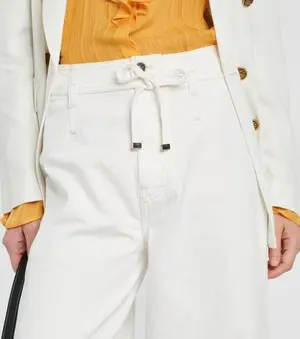 Etro High-rise Wide-leg Jeans - White