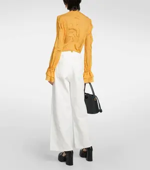 Etro High-rise Wide-leg Jeans - White