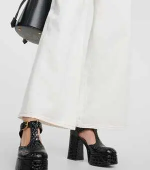 Etro High-rise Wide-leg Jeans - White