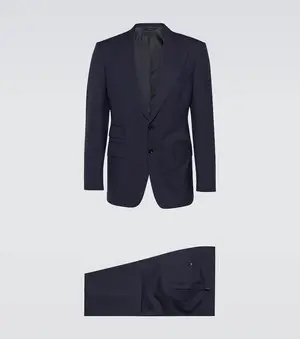 TOM FORD Shelton Wool Suit - Blue