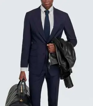 TOM FORD Shelton Wool Suit - Blue