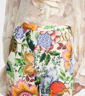 Etro High-rise Straight Pants - Multicoloured