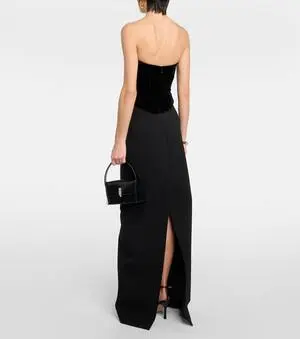 Wardrobe.NYC Velvet Tube Top