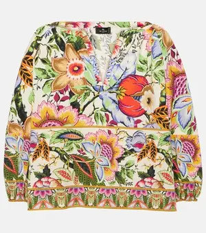 Etro V Neck Tops