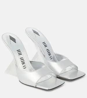 Attico Cheope Mules - Silver