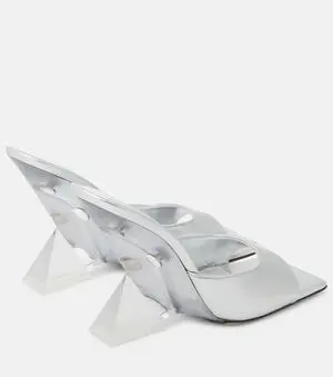 Attico Cheope Mules - Silver