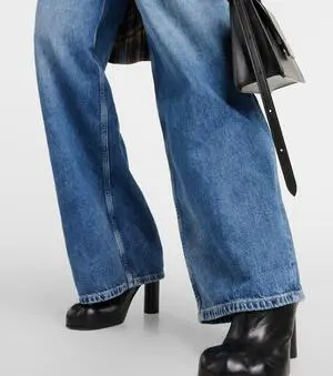 Ag Mari High-rise Wide-leg Jeans