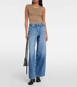Ag Mari High-rise Wide-leg Jeans
