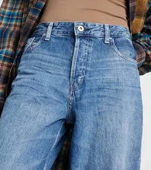 Ag Mari High-rise Wide-leg Jeans