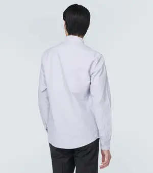 Sunspel Striped Cotton Oxford Shirt