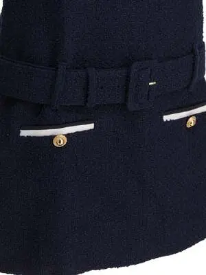 SELF-PORTRAIT Bouclé Sheath Dress