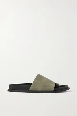ST. AGNI Net Sustain Loe Suede Slides