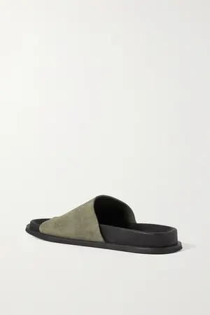 ST. AGNI Net Sustain Loe Suede Slides