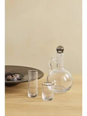 LOUISE ROE Sophia Roe S. R Collection Bubble Glass Carafe