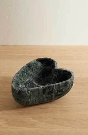 MARLO LAZ Agape Small Marble Dish Green
