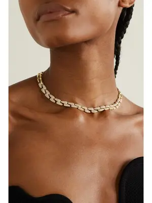 JENNIFER MEYER Double Dome Diamond Necklace
