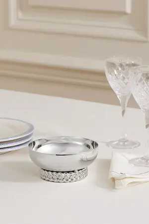 Christofle Babylone Small -plated Bowl