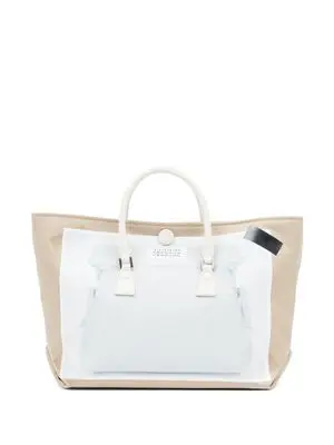 MAISON MARGIELA Micro 5ac Trompe-l'oeil Top-handle Bag - Neutrals