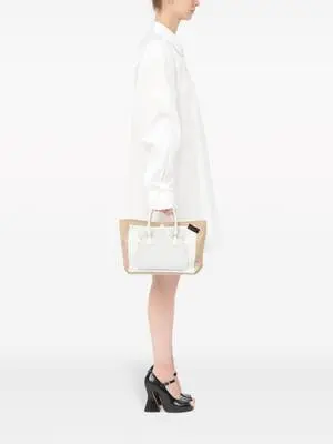 MAISON MARGIELA Micro 5ac Trompe-l'oeil Top-handle Bag - Neutrals