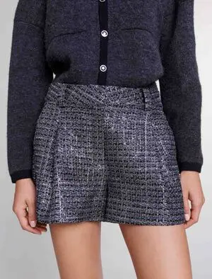 Maje Tweed Shorts