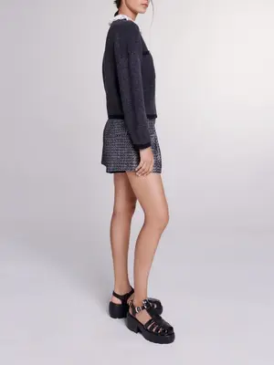Maje Tweed Shorts