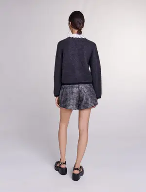 Maje Tweed Shorts