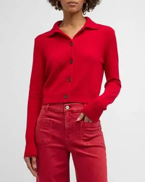 FRAME Shrunken Cashmere Cardigan