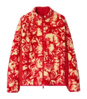 Burberry Fleece Reversible Rose Jacket