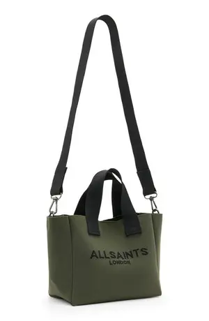 ALLSAINTS Mini Izzy Recycled Polyester Tote - Olive Green