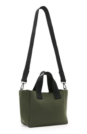 ALLSAINTS Mini Izzy Recycled Polyester Tote - Olive Green