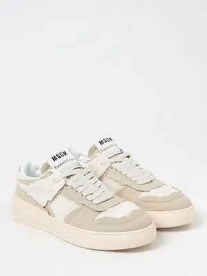 MSGM X Acbc Leather And Repet Sneakers