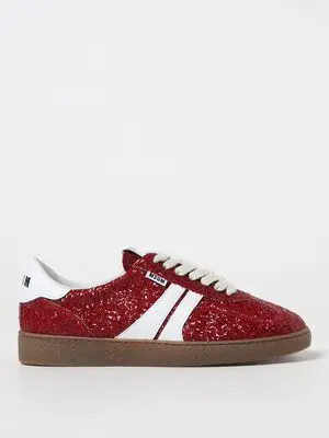 MSGM Glitter Sneakers - Red