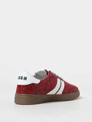 MSGM Glitter Sneakers - Red