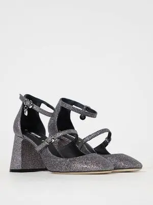 MSGM Glittery Fabric Pumps